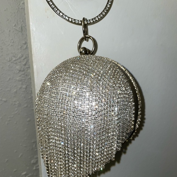 Bags | Crystal Ball Clutch Purse | Poshmark